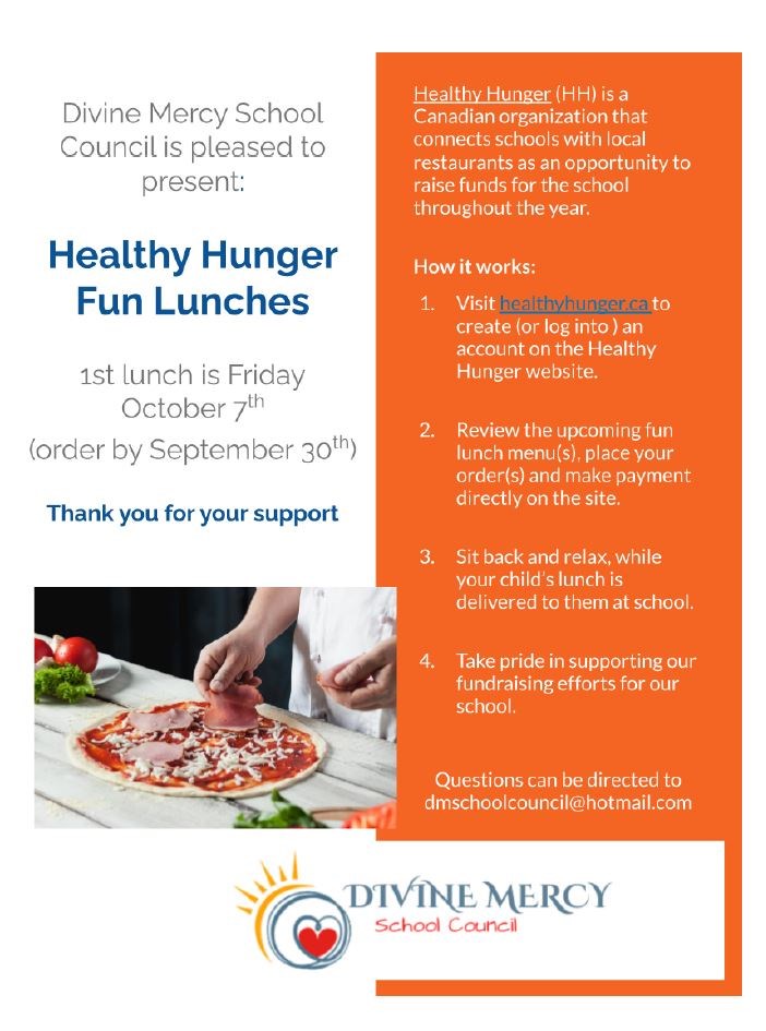 Healthy Hunger - Divine Mercy Catholic Elementary School